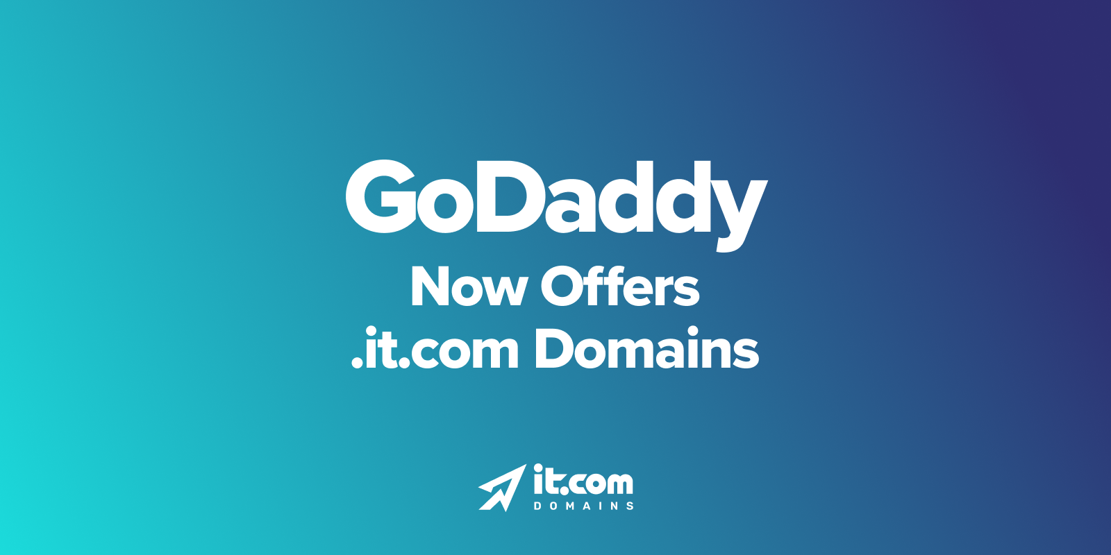 GoDaddy Now Offers .it.com Domains - get.it.com